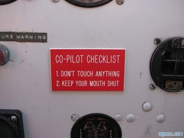 Funny Copilot Sign - Funny and Sexy Videos and pictures