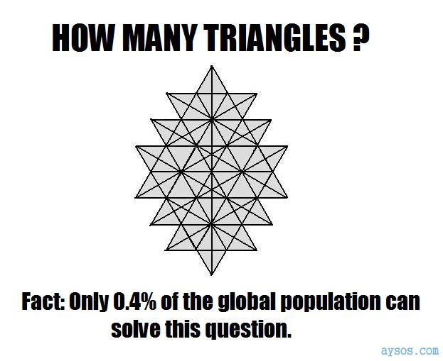 How Many Triangles Do You See - Funny and Sexy Videos and pictures How Many Triangles Do You See - Funny and Sexy Videos and pictures